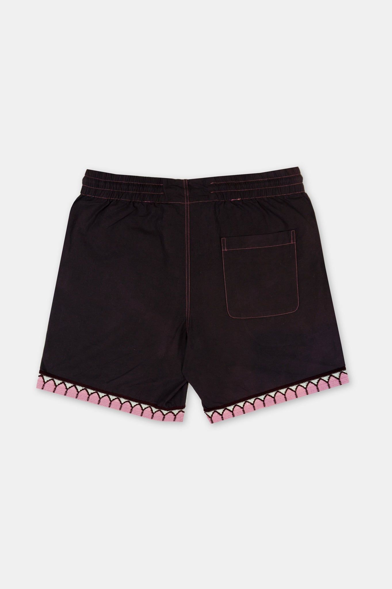 Burgundy Canvas Beach Short Lorenz Menswear burgundy-canvas-beach-short-lorenz-menswear